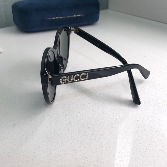 Gucci | Accessories | Authentic Rhinestone Gucci Sunglasses | Poshmark